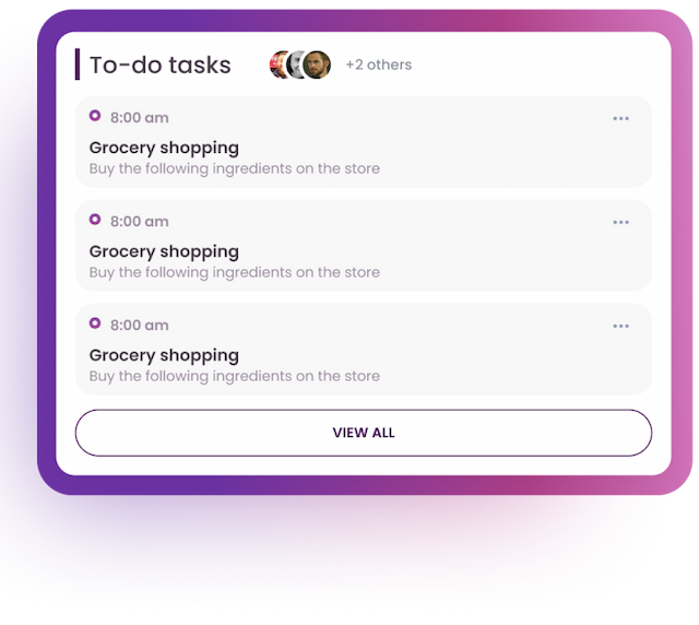 Ministry of Helpers | Domestic helper task scheduling tool